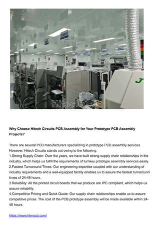 PCB Assembly Prototypes Manufacturer -- Hitech Circuits | PDF