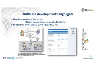 Structural biology in the cloud powered by the WeNMR thematic services | PPT