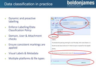 Boldon James - How Data Classification can harness the power of Big Data | PDF
