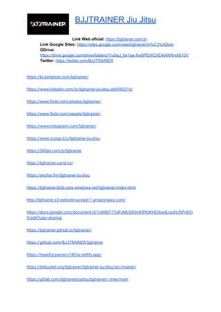 Bjjtrainer jiu jitsu brasil | PDF