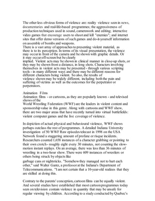 Bjmc i, cp, unit-iv, media and violence | DOCX