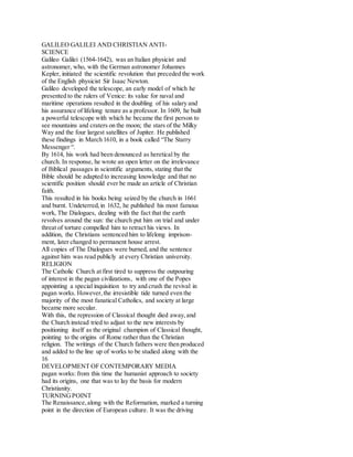 Bjmc i, dcm,unit-i, renaissance and rebirth of the art | PDF