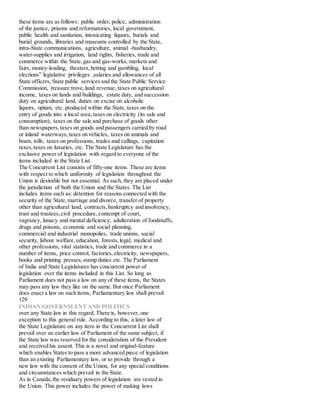 Bjmc i, igp, unit-ii, federalism -theory and practice in india | PDF