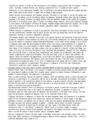 Bjmc i, igp, unit-iv, judicial activism | PDF