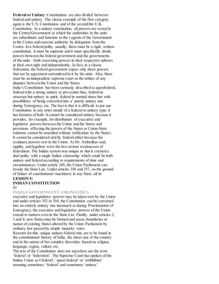 Bjmc i,jmc, unit-i, indian constitution | PDF