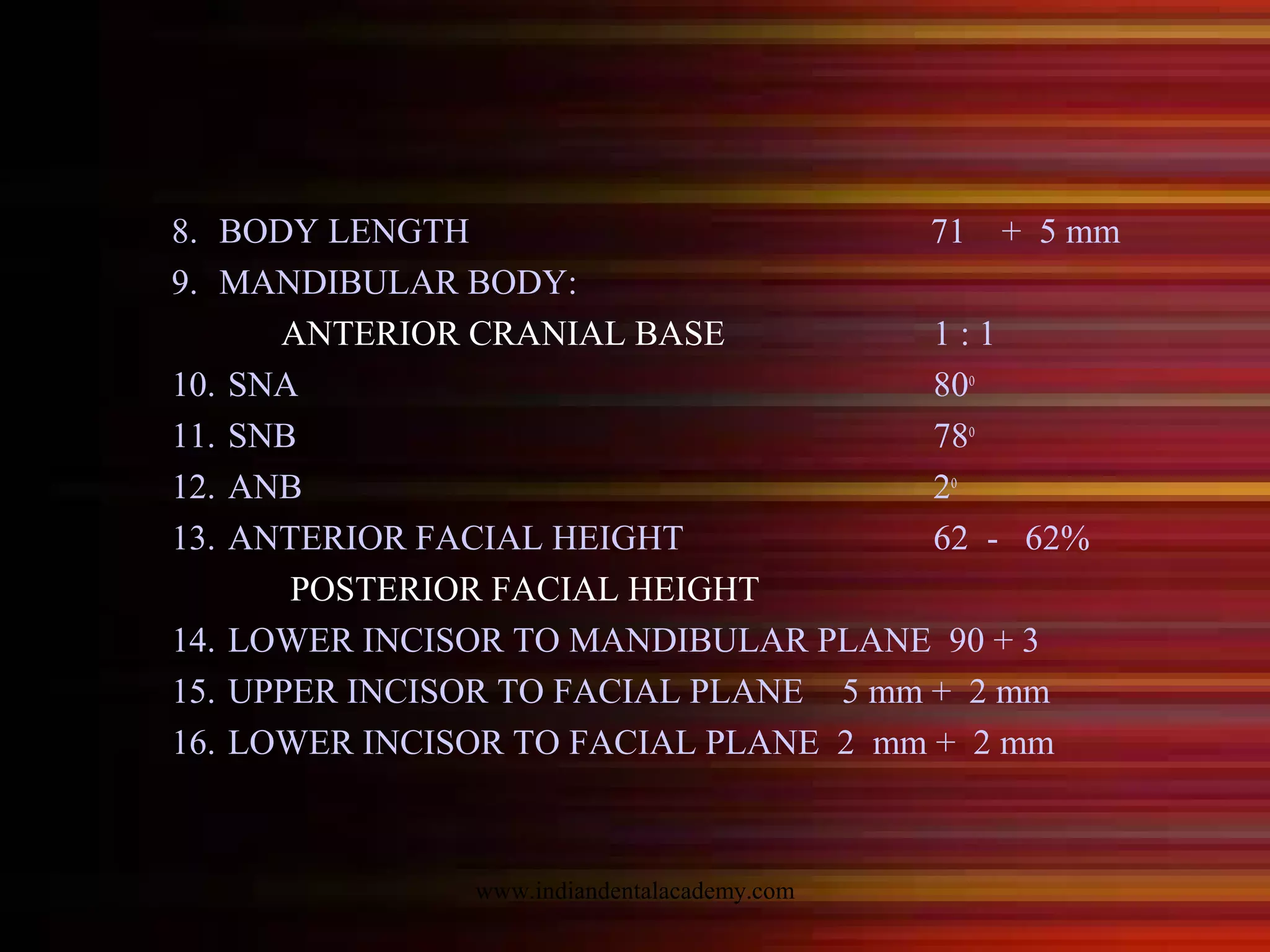 Bjork& jarabak cephalometric analysis | PPT