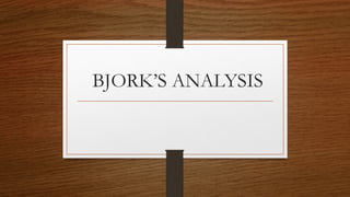 BJORKS CEPHALOMETRIC ANALYSIS. ORTHODONTICS pptx | PPTX