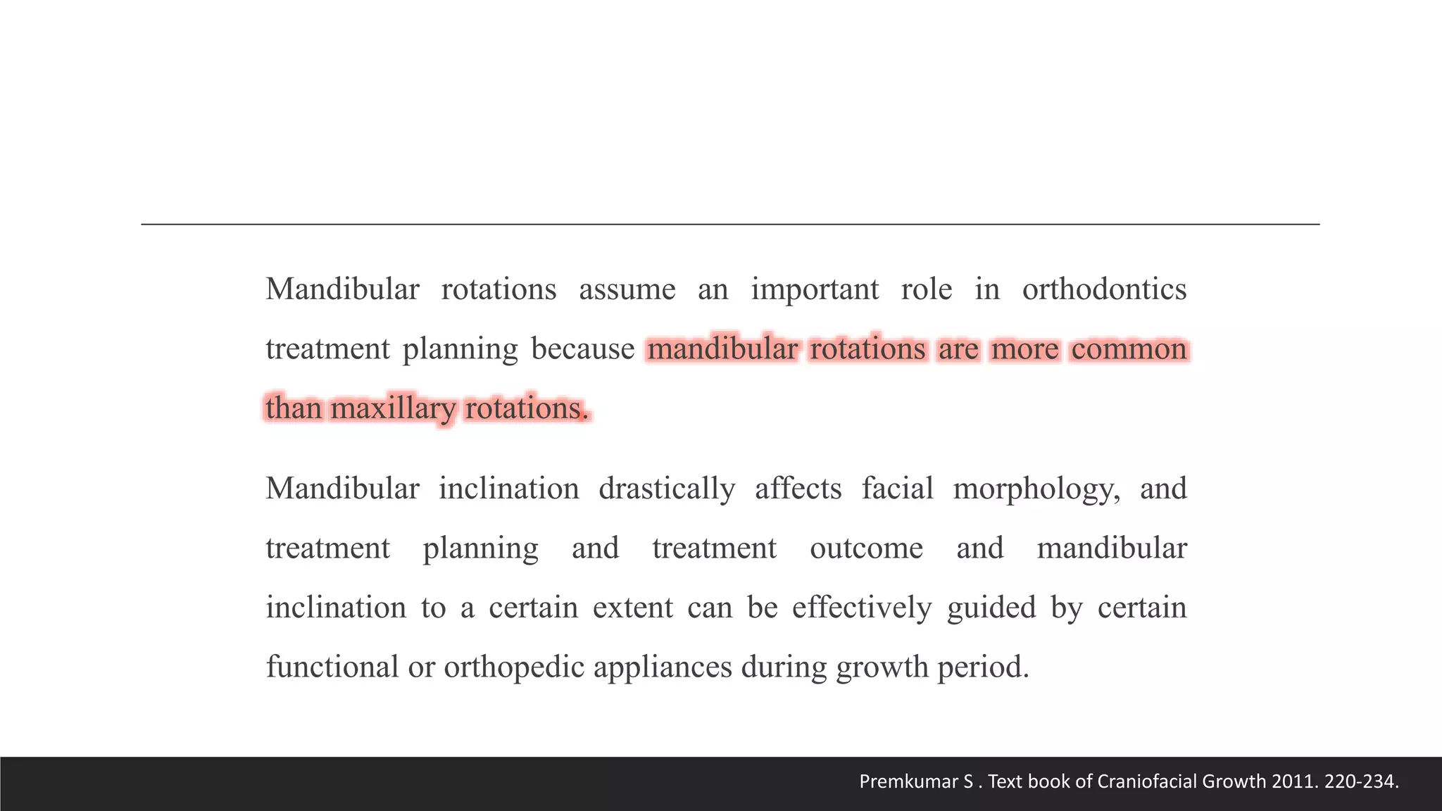Bjork’s Concept of Jaw Rotation | PPTX