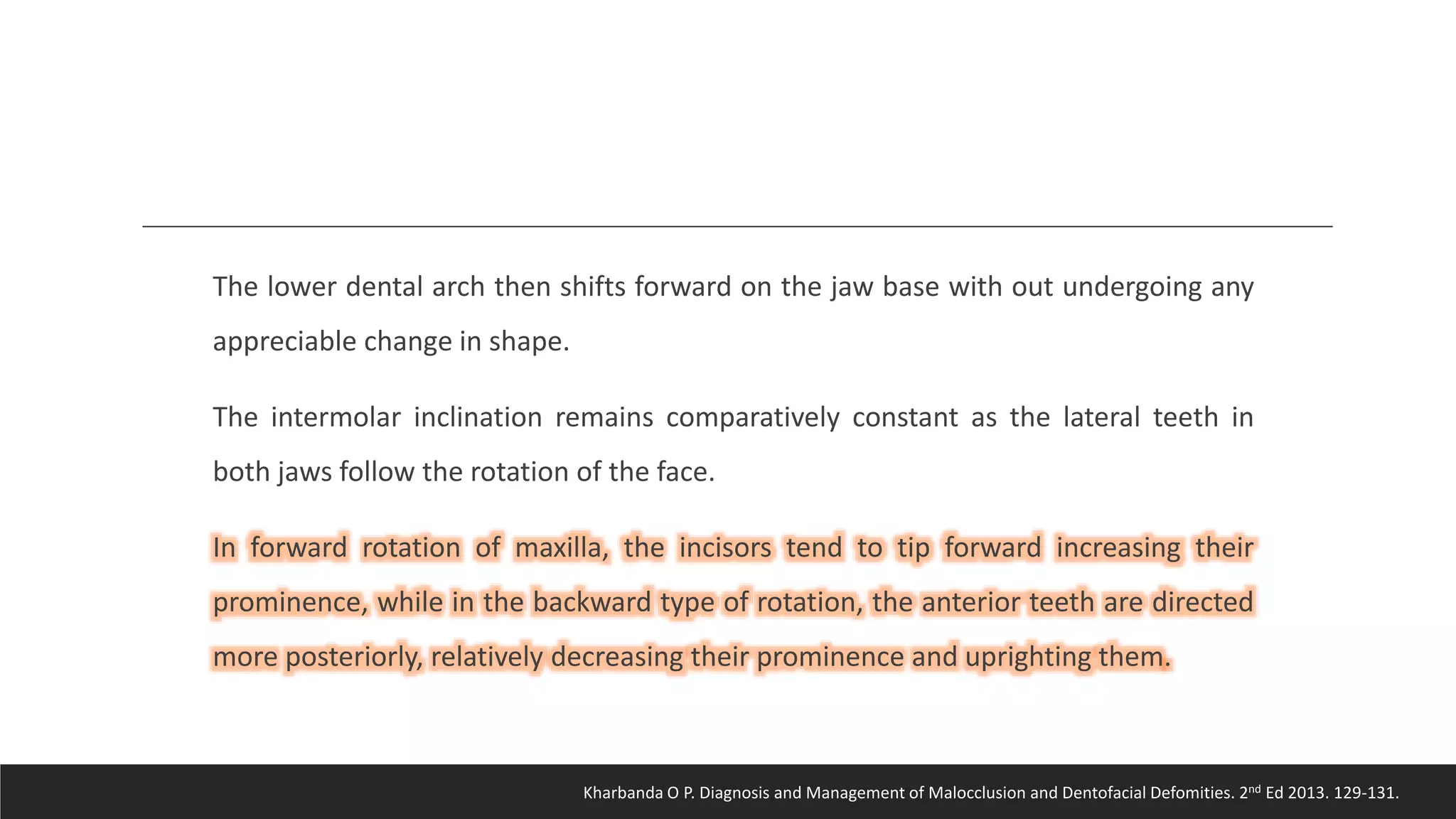 Bjork’s Concept of Jaw Rotation | PPTX