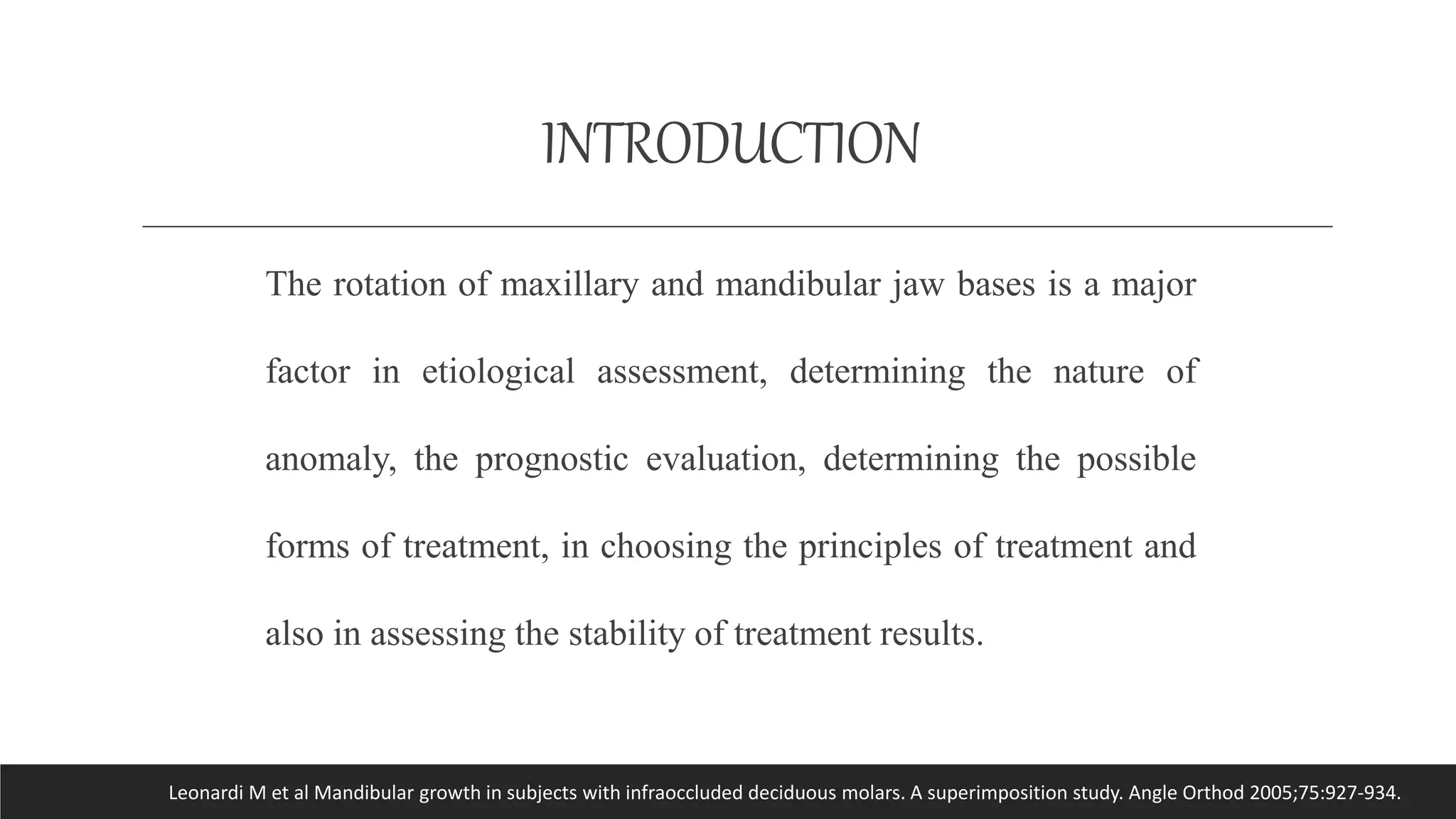 Bjork’s Concept of Jaw Rotation | PPTX