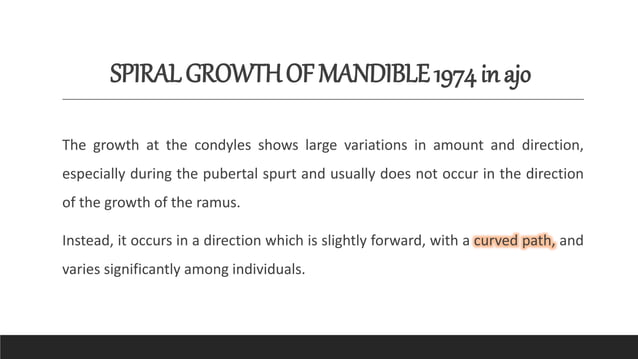 Bjork’s Concept of Jaw Rotation | PPTX | Bone and Joint Conditions ...