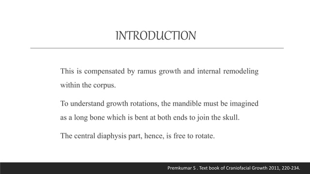 Bjork’s Concept of Jaw Rotation | PPTX | Bone and Joint Conditions ...