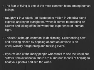 Beating Your Fear of Flying | PDF