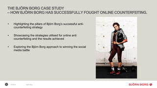 Björn Borg, Case study, Yellow Brand Protection | PPTX