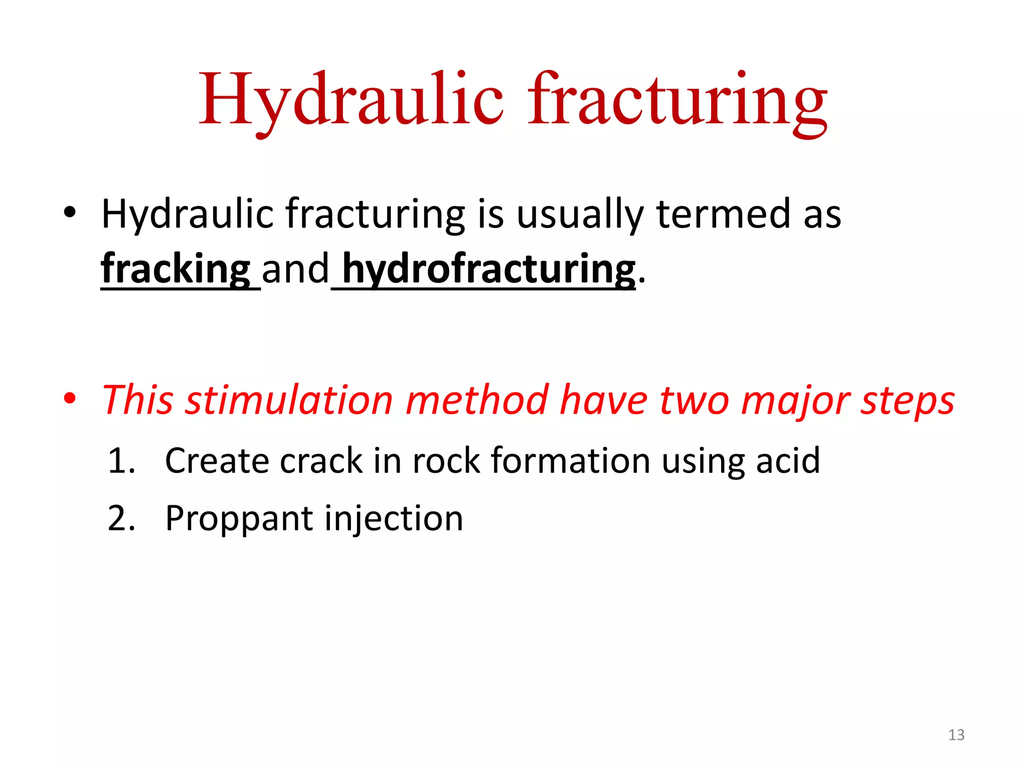 Well Stimulation | PPTX