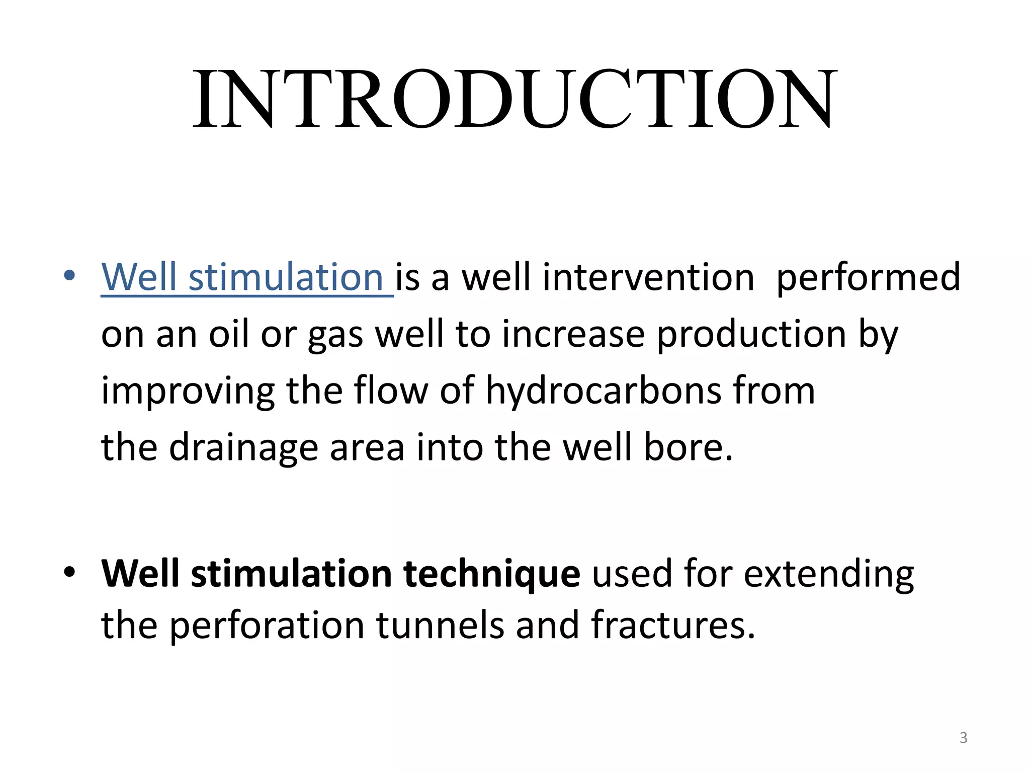 Well Stimulation | PPTX