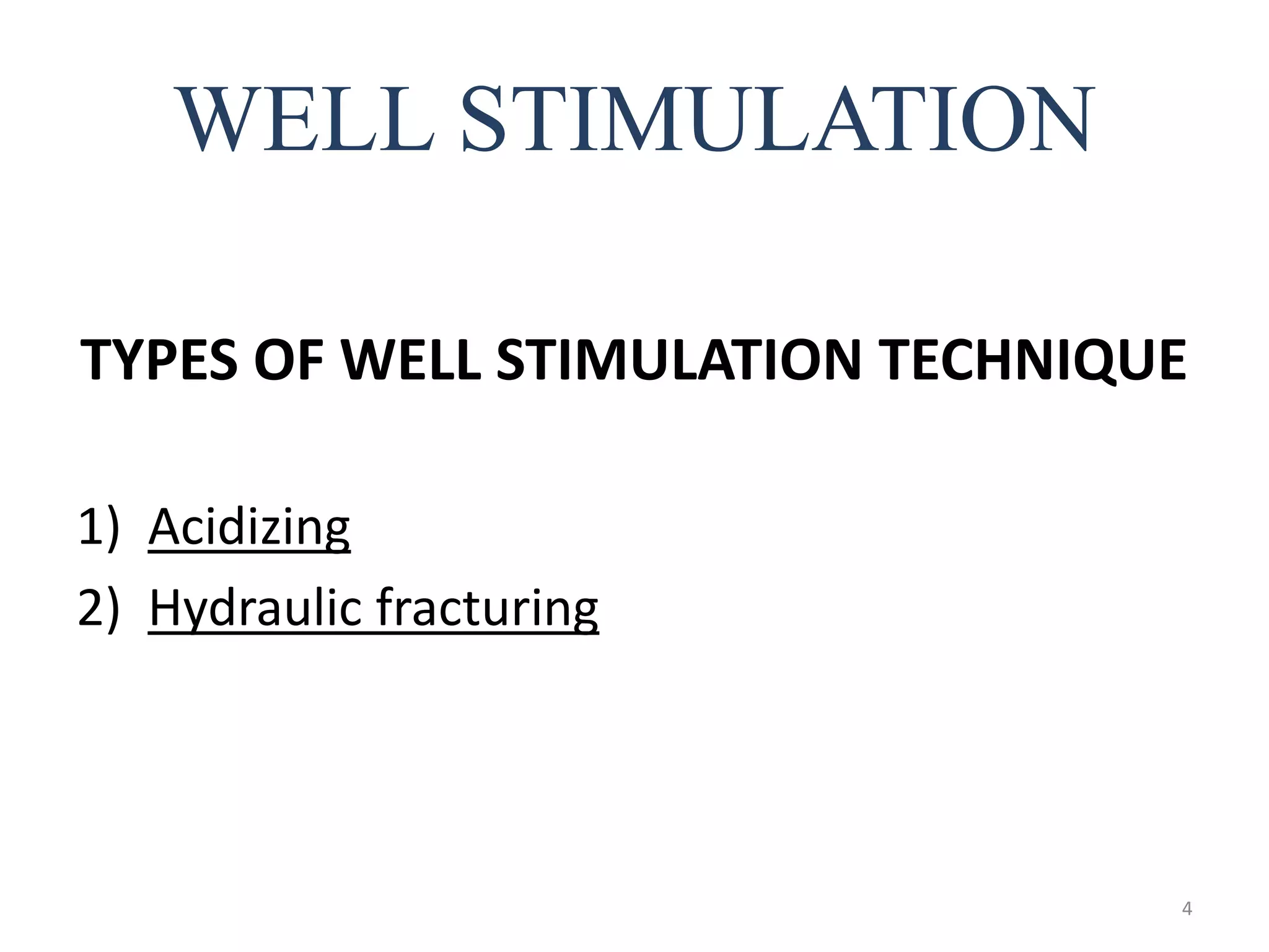 Well Stimulation | PPTX