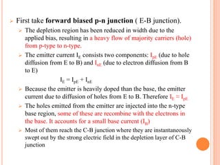 Bipolar Junction Transistor | PPTX