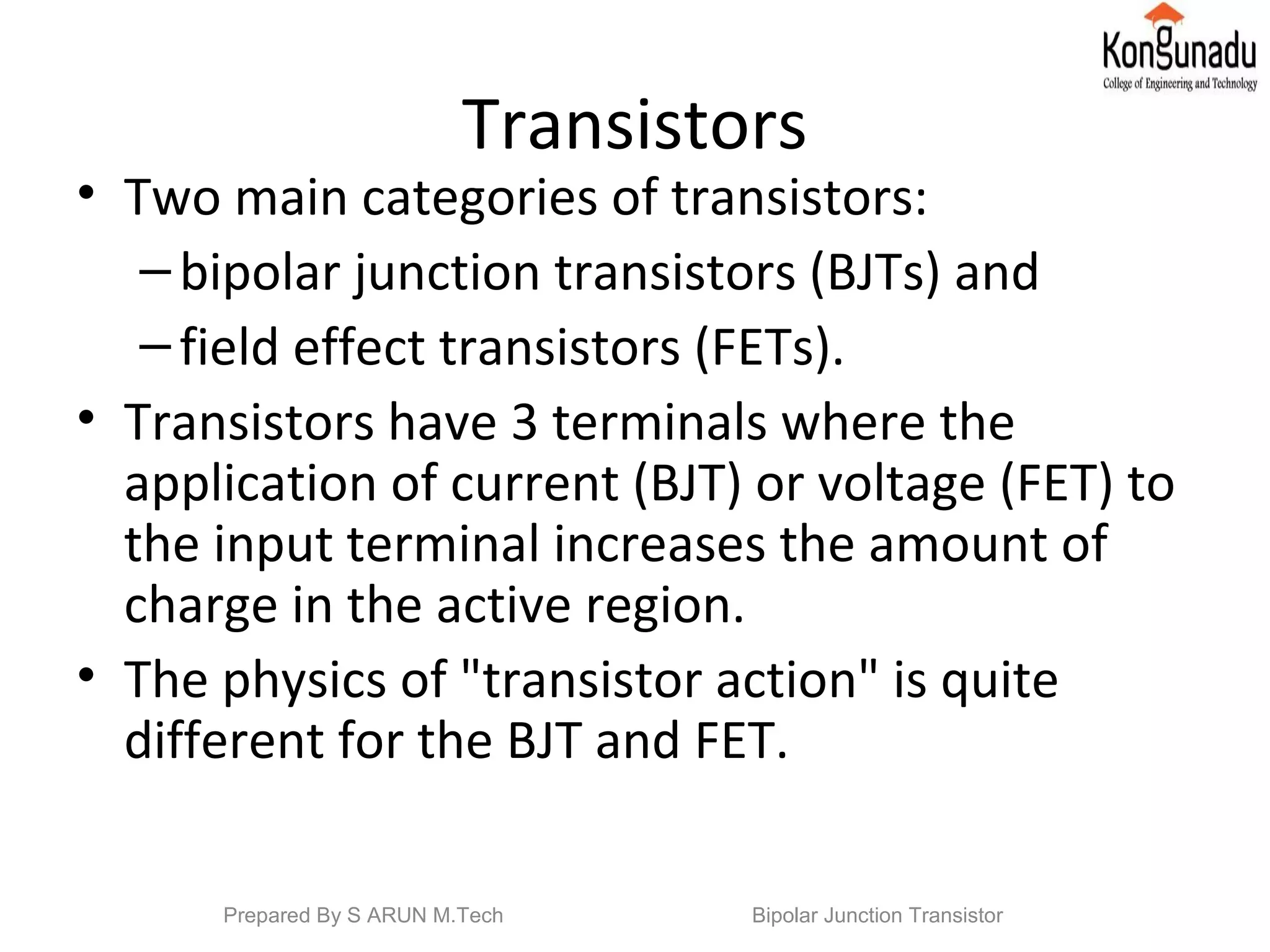 Bjt | PPT