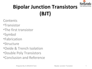 Bjt | PPT