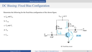 Transistor fundamentals: Bipolar junction Transistor (BJT) | PPT