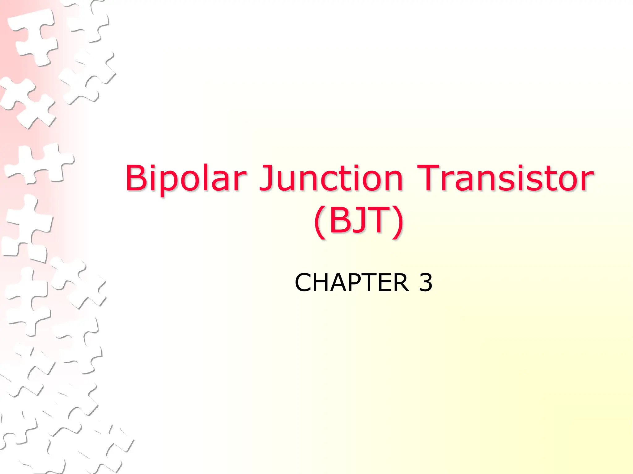 BIPOLAR JUNCTION TRANSISTOR BJT power Electronic | PPT | Consumer Electronics | Technology ...