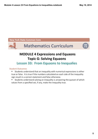 Module 4 lesson 33 | PDF