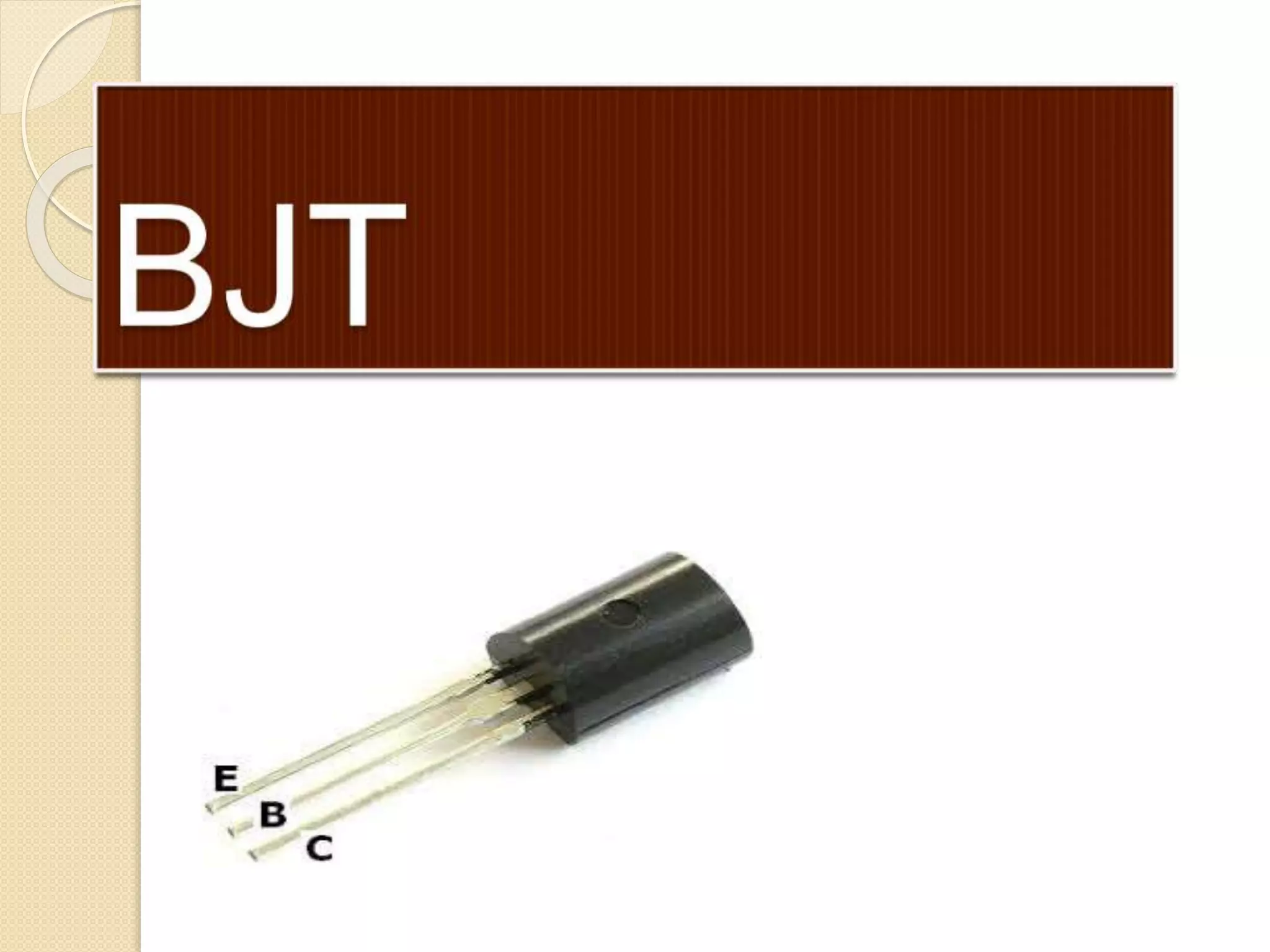 Bjt and cmos as a switch | PPTX
