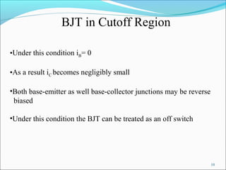 Bjt and its differnet parameters | PPT