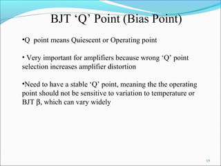 Bjt and its differnet parameters | PPT