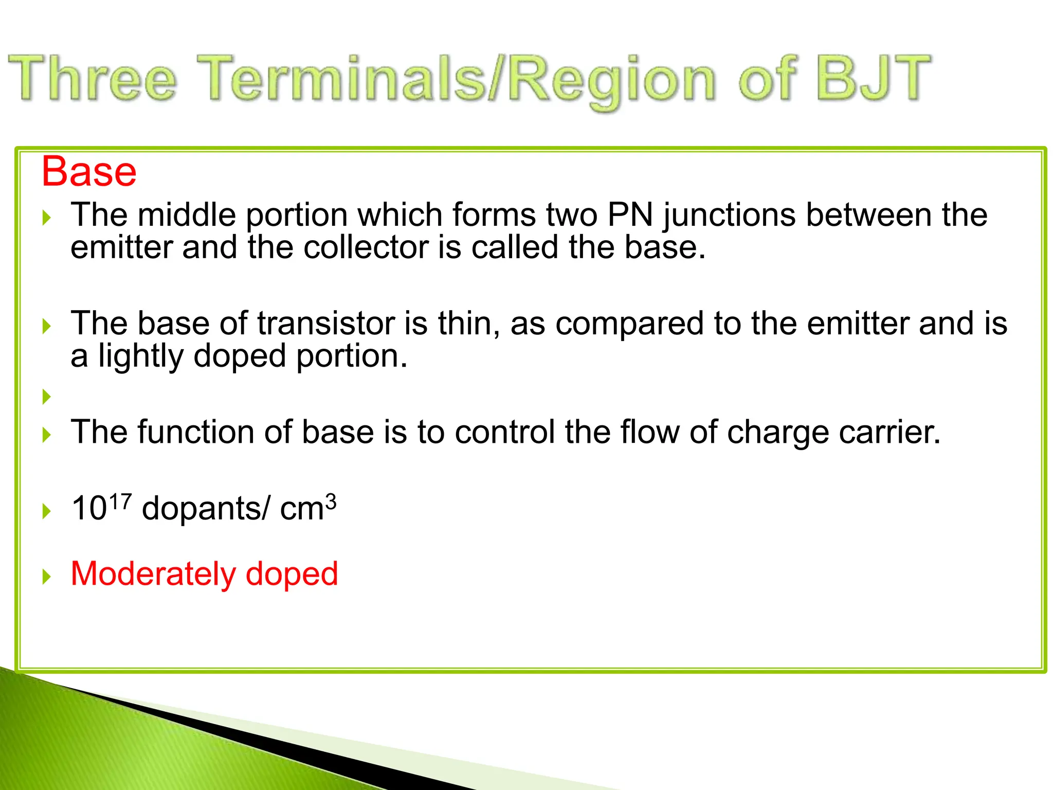BJT DC and AC Analysis A bipolar junction transistor is a type of ...