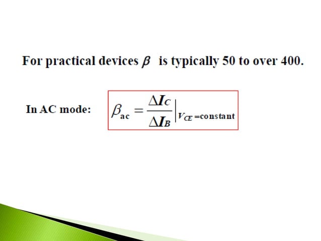BJT DC and AC Analysis A bipolar junction transistor is a type of ...