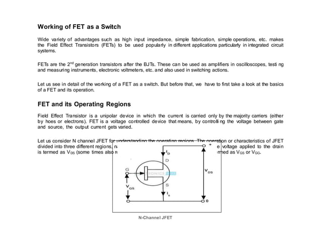 BJT, FET, MOSFET as Switch | PPTX | Consumer Electronics | Technology ...