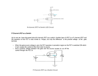 BJT, FET, MOSFET as Switch | PPTX