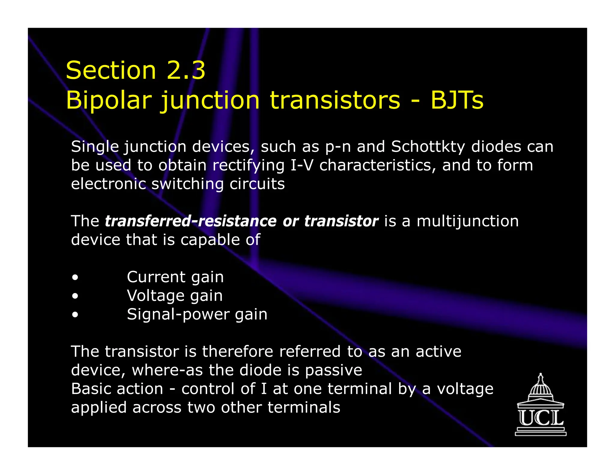 Introduction to bipolar junction transistor | PDF