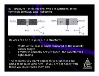 Introduction to bipolar junction transistor | PDF