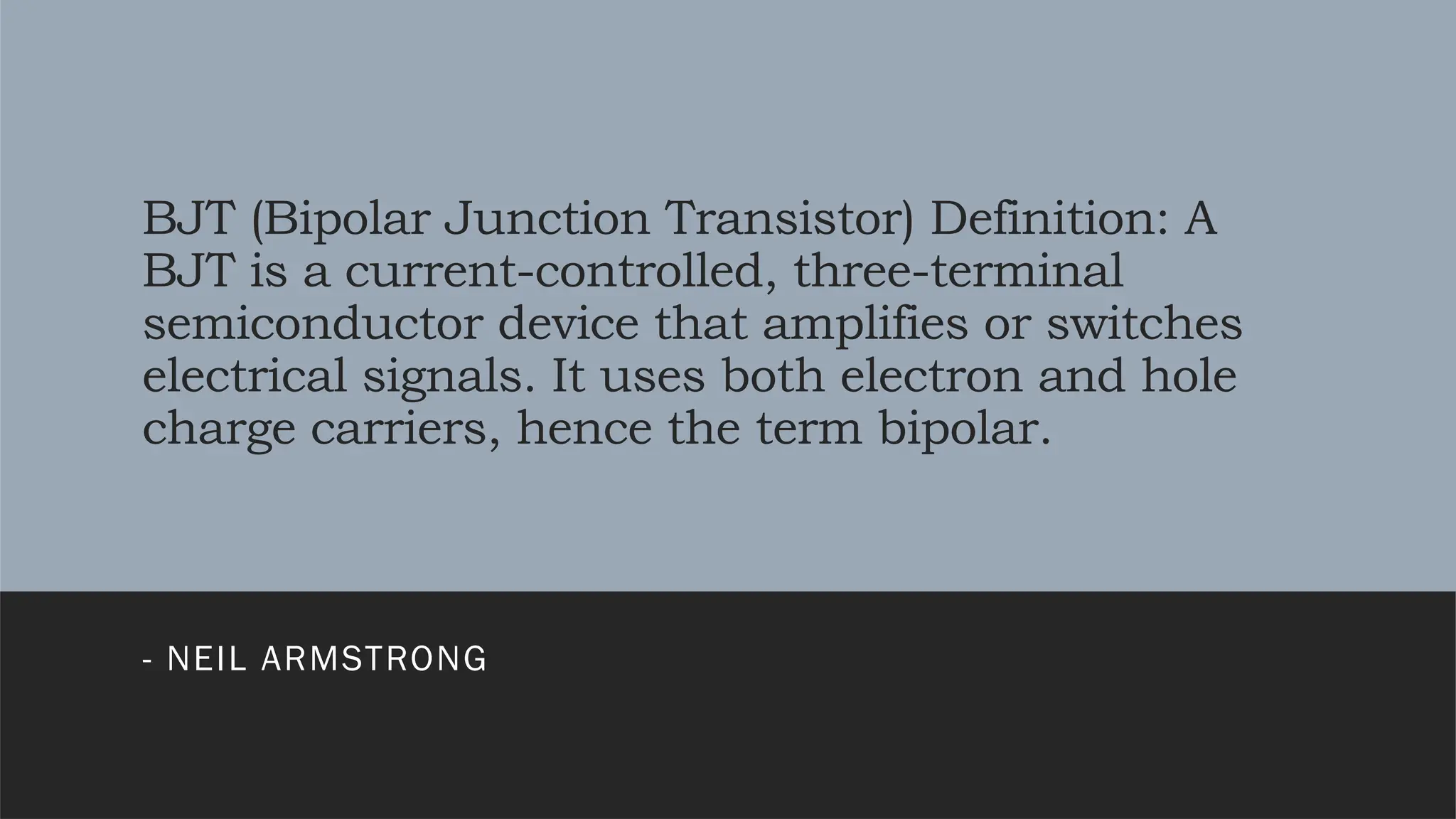Bipolar junction transistor Analog elect | PPTX