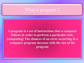 Ppt about programming in methodology | PPTX | Programming Languages ...