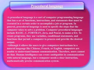 Ppt about programming in methodology | PPTX | Programming Languages ...