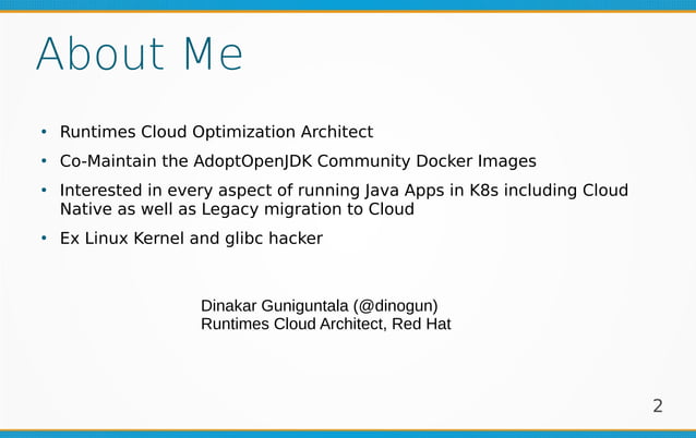 Optimizing Java Application Performance On Kubernetes Ppt 2524