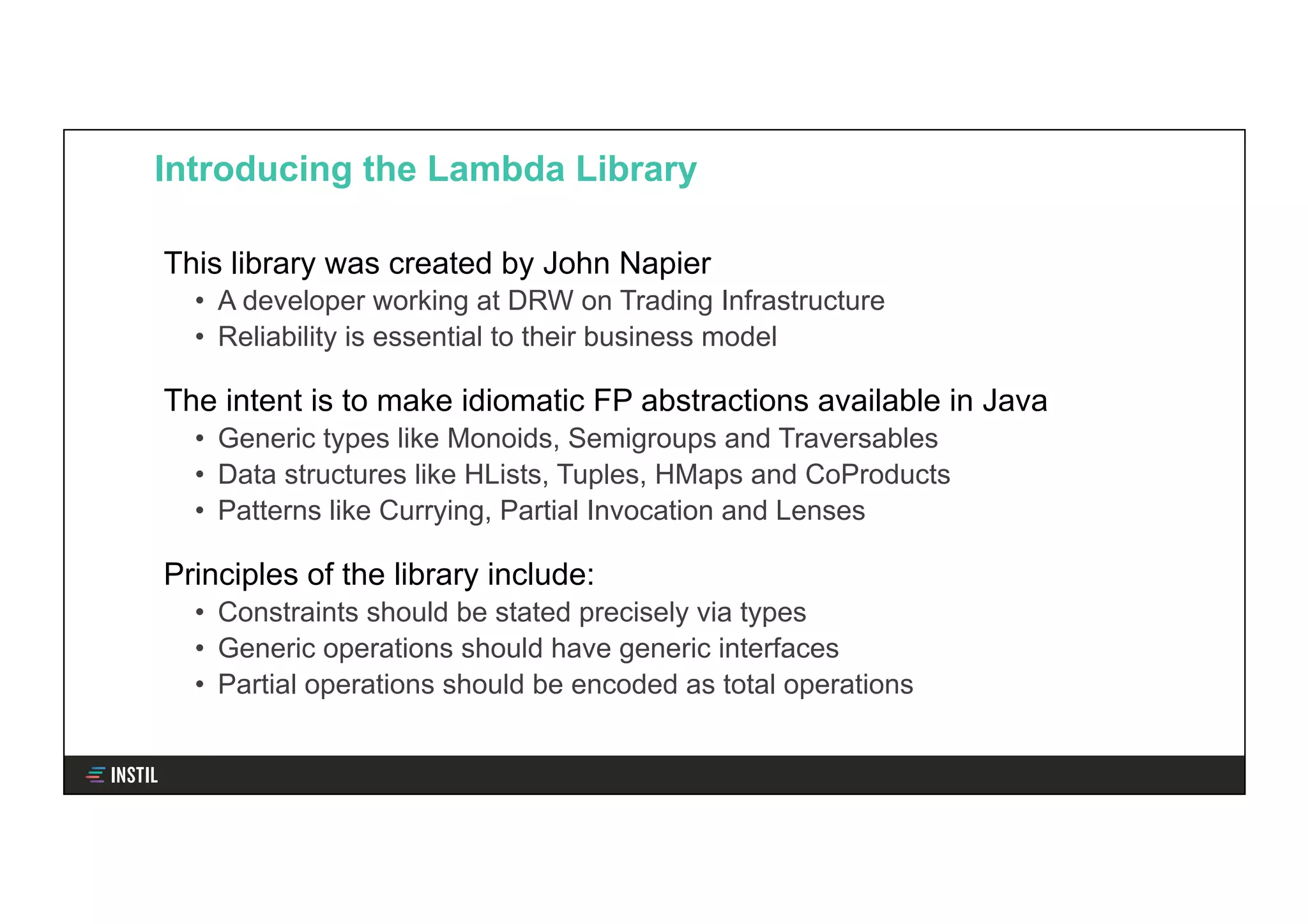 Simpler and Safer Java Types (via the Vavr and Lambda Libraries) | PPT