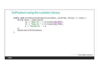 Simpler and Safer Java Types (via the Vavr and Lambda Libraries) | PPT