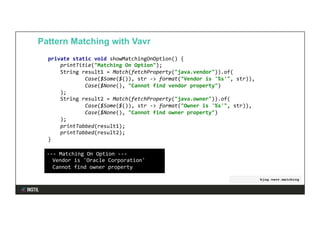 Simpler and Safer Java Types (via the Vavr and Lambda Libraries) | PPT