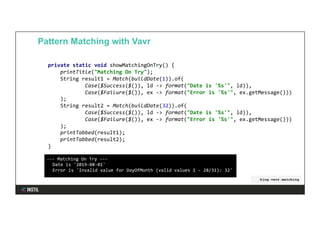 Simpler and Safer Java Types (via the Vavr and Lambda Libraries) | PPT