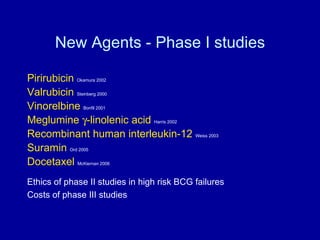 Intravesical Therapy: Old trials, new agents and new approaches | PPT