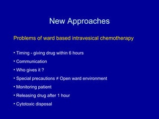 Intravesical Therapy: Old trials, new agents and new approaches | PPT