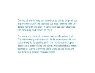 Design Toolkit Analysis | PDF