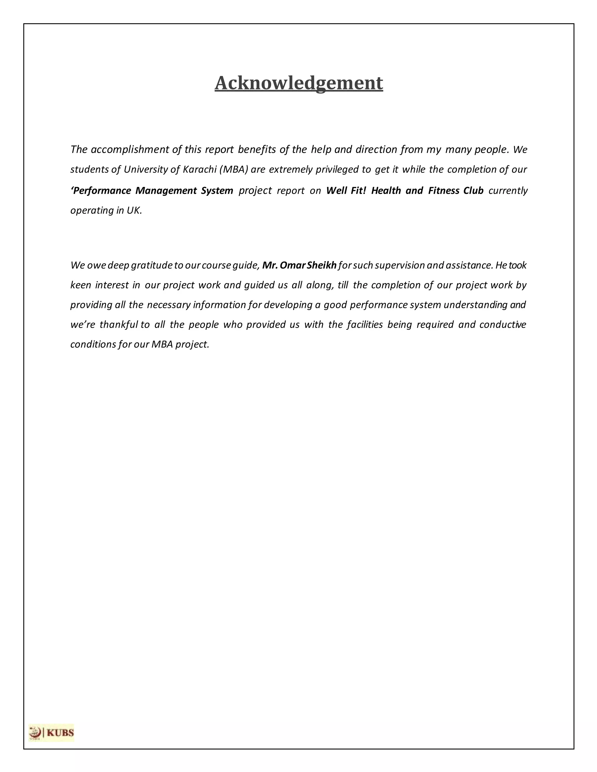 job fit ;;performance management and measurement report | DOCX