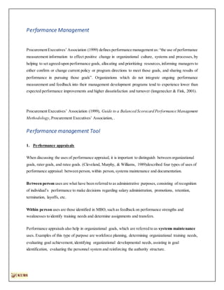 job fit ;;performance management and measurement report | DOCX