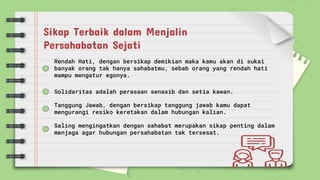 Membina Persahabatan Sejati | PPTX